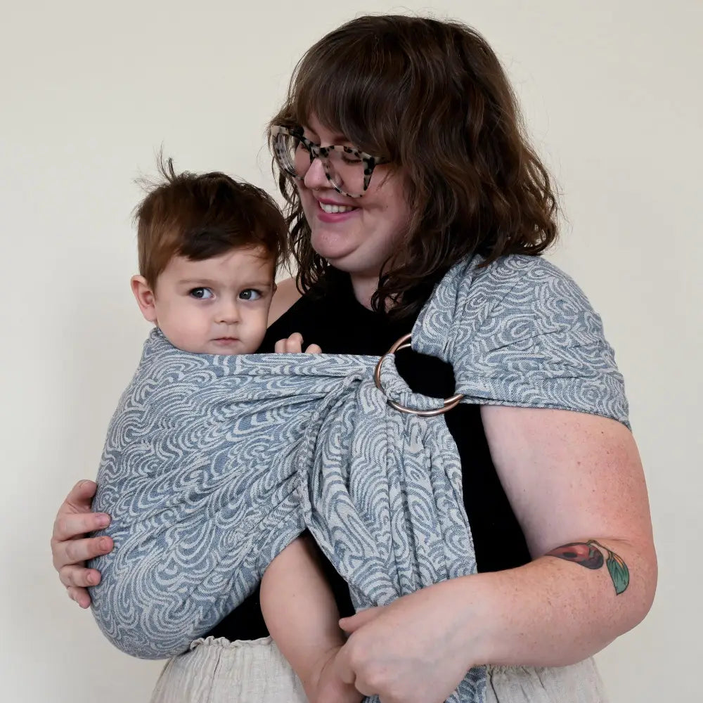 Arches Ring Sling Baby Carrier - Neutral Arch Print | hope&plum